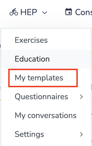 Creating Exercise Or Education Templates Embodia
