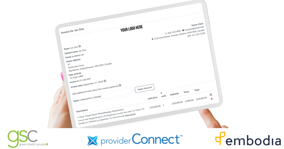 GreenShield Canada & providerConnect: Embodia's Newest | Embodia