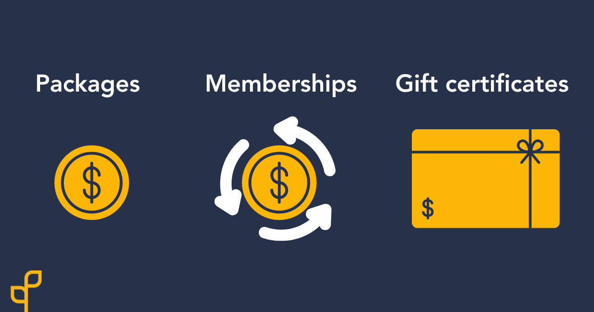 4 Reasons to Sell Packages, Memberships & Gift Certificates | Embodia